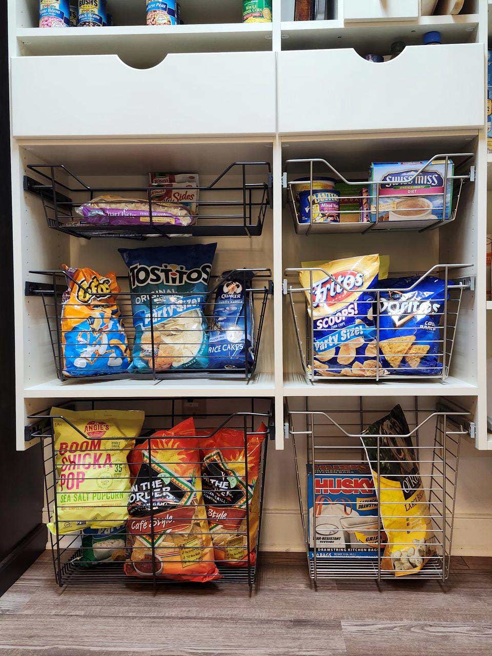 Pull Out Wire Baskets - Creative Closets and More