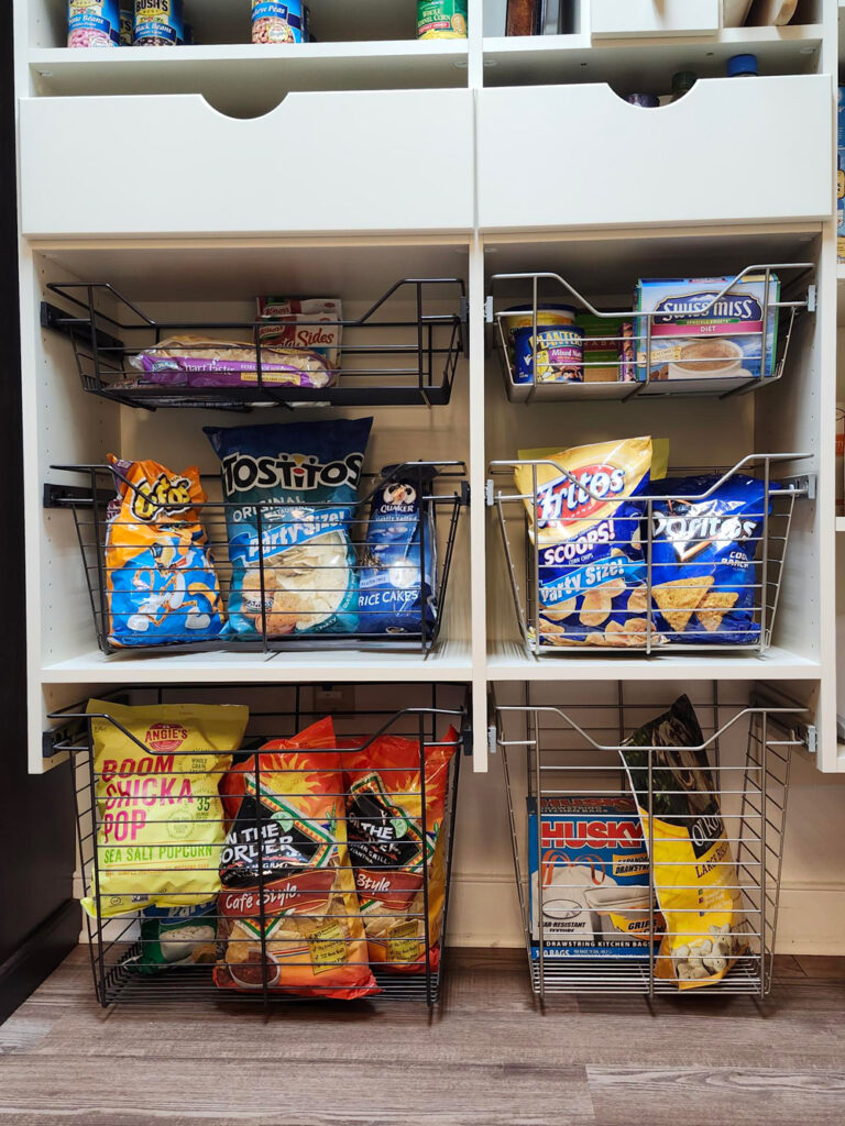 Pull Out Wire Baskets - Creative Closets and More